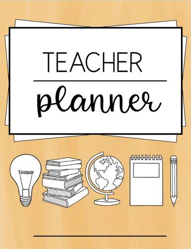 Boho BASIC Teacher Planner by Kinder Happenings | TPT