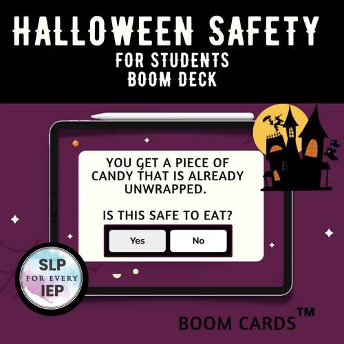 Halloween Safety for Upper Elementary-Middle School Students Boom Deck