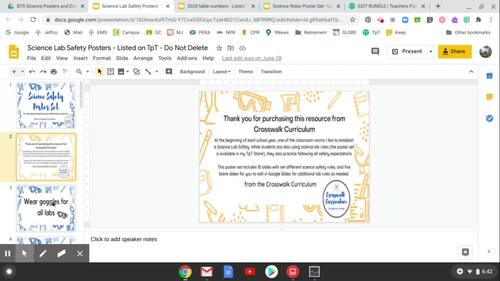 Science Safety Poster and Classroom Organization Bundle by Crosswalk ...