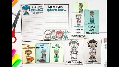 Community Helpers and Labor Day in Spanish | Ayudantes de la Comunidad ...