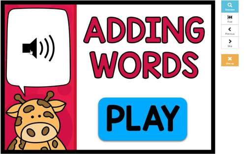 BOOM CARDS PHONOLOGICAL AWARENESS ACTIVITY COMPOUND WORD ADDITION ...
