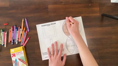 Football Speech Therapy Articulation Craft + Home Practice Activity 100 ...