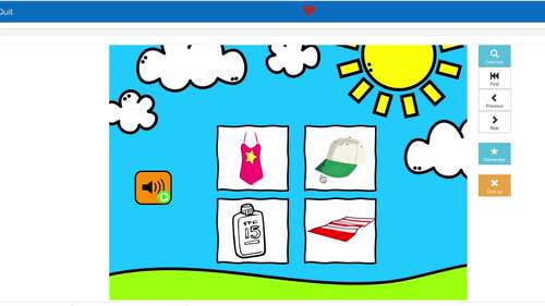 French Holidays BOOM CARDS with audio | Clothing Suitcase | Vacances ...
