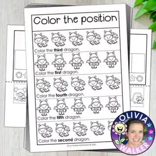 Ordinal Numbers Position First Second Third, Ordering Number Worksheets