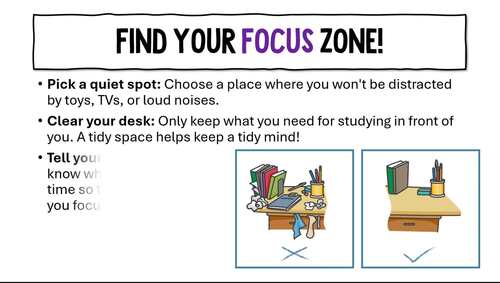 Study Tips and Skills- How to Study Lesson & Handout (Elementary)