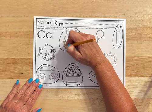 Beginning Sounds Letter Identification K-1 Literacy Groups/Centers ...