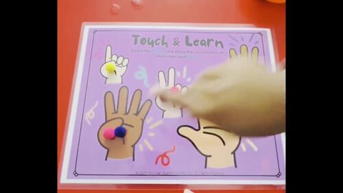 Number Sense Activity 1–5 | Diverse Finger Counting for Preschool