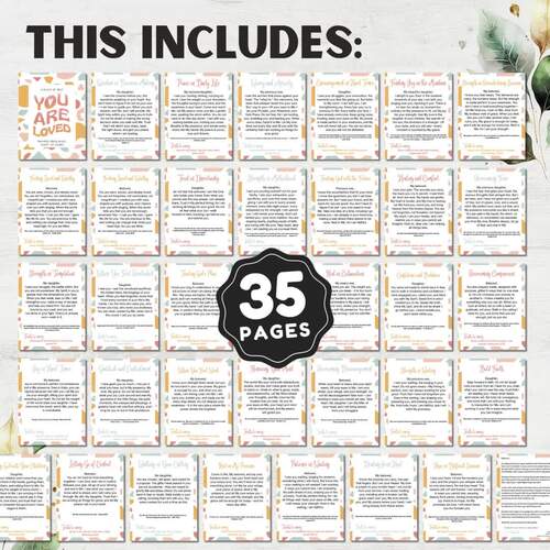 Prayers from Jesus Devotional for Kids, Printable Bible-Based Prayer Guide