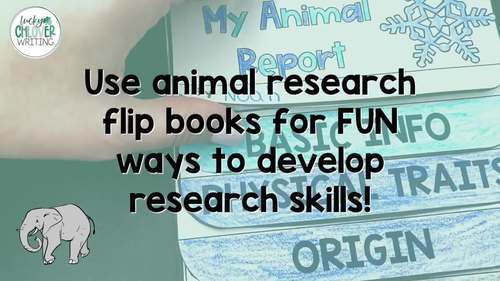 Animal Research Flipbook Project: Informational Writing Template 3rd ...