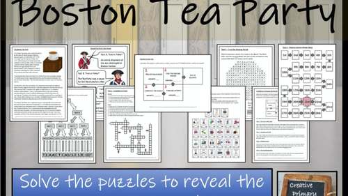 Boston Tea Party Escape Room Activity by Creative Primary Literacy