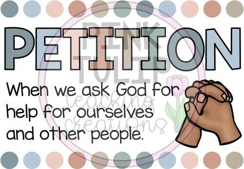 Four Types of Catholic Prayer Posters Earth Tones - Classroom Decor