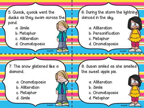 Figurative Language Task Cards (Set 1) | Digital & Print by Joyful 4th