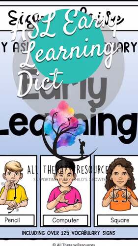 EARLY LEARNING SCHOOL - ASL Dictionary - American Sign Language - 125 ...