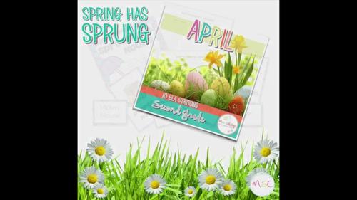 April Second Grade Literacy Centers | Spring Themed | Hands On | TPT