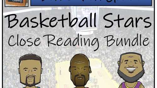 Greatest Basketball Players Close Reading Comprehension Bundle | 5th ...