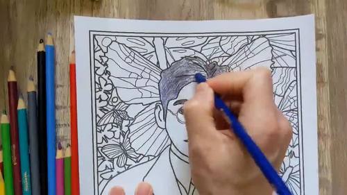 Scientist Coloring Page/Poster PDF: Biologist Joo-myung Seok (Champions ...