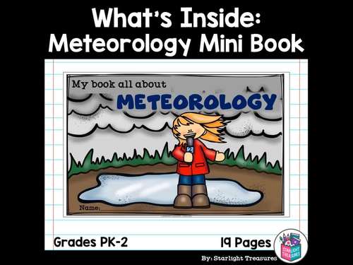 Meteorology and Weather Maps Mini Book for Early Readers - Weather