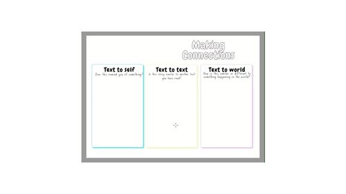 Super 6 Strategies for Reading Comprehension Open-ended Graphic Organisers