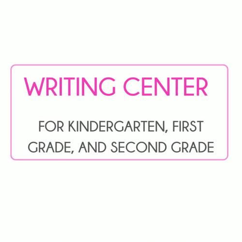 Winter Writing Center | Kindergarten and 1st grade DECEMBER | TPT
