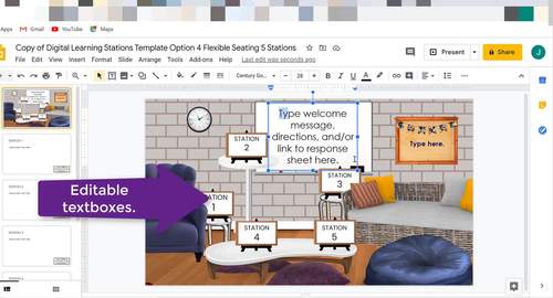 Digital Learning Stations Interactive Templates by Jenna Copper | TPT