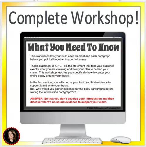 Argumentative Essay Writing Middle School Google Slides | TPT