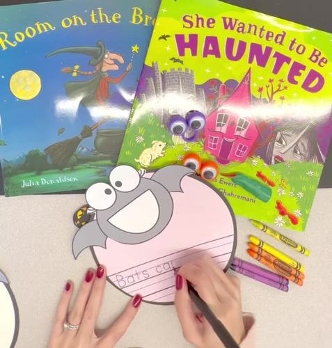 Facts about Bats Sentence Frame | Bat Craft | Halloween Bulletin Board