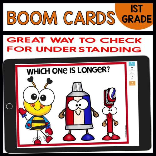 Measurement Shorter or Longer Boom Deck Digital Task Cards | TPT