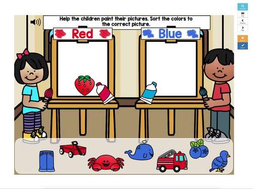 DIGITAL Sorting Activities - Color, Shape, Size, Classify - Distance ...