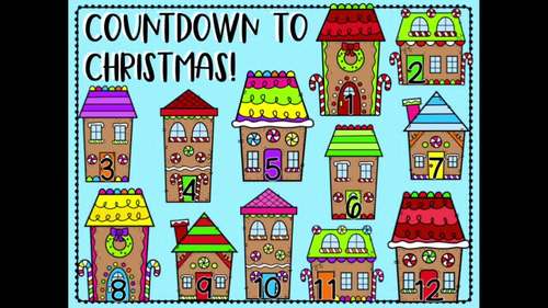 Christmas Countdown - 12 Days of Christmas for PowerPoint or Google Slides