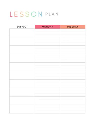 Homeschool Planner Printable | 325+ Pages Dated Undated, Lesson Planner ...