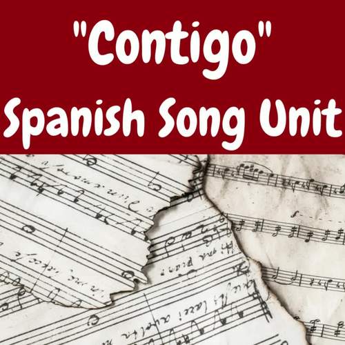 Contigo - Spanish Song Activities Unit - Sebastián Yatra & Pablo Alborán