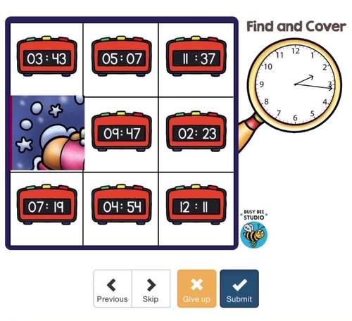 TELLING TIME TO THE NEAREST MINUTE BOOM CARDS ACTIVITIES 2ND 3RD GRADE ...