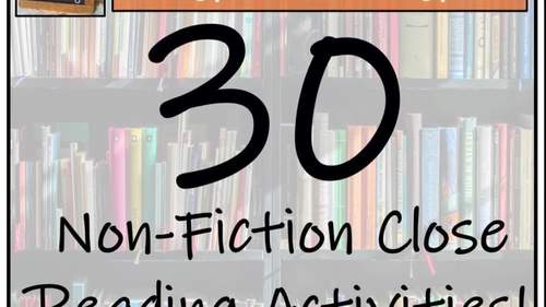 Bundle of 30 Non-Fiction Close Reading Activities | 3rd Grade & 4th Grade