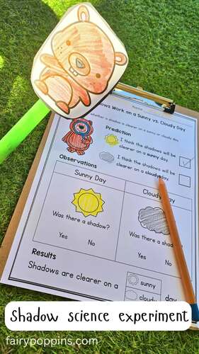 Groundhog Day Writing Crafts | Shadow Science Experiment & Graphing ...