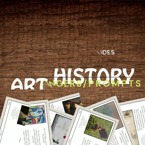 Art History Bell Ringers - 45 Artists - Middle, High School Art - 9 Weeks