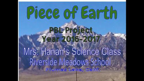 Piece of Earth - Extended PBL (with Video Activity Explanation) | TPT
