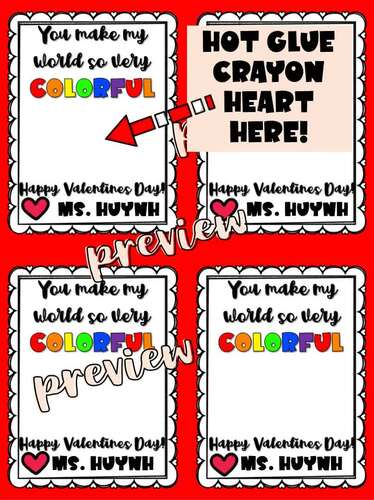 Valentine's Day Gift Tags to Students - Editable by Anh Huynh | TPT
