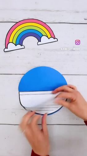 Rocking Rainbow Spring Craft and Writing | Bulletin Board | Interactive ...