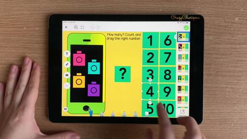 Numbers to 10 Counting Objects to 10 Math Games Kindergarten Seesaw ...