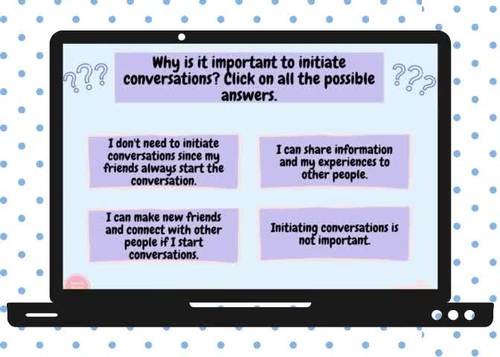 [BOOM CARDS™] Initiating Conversation (Conversation, Social Skills)