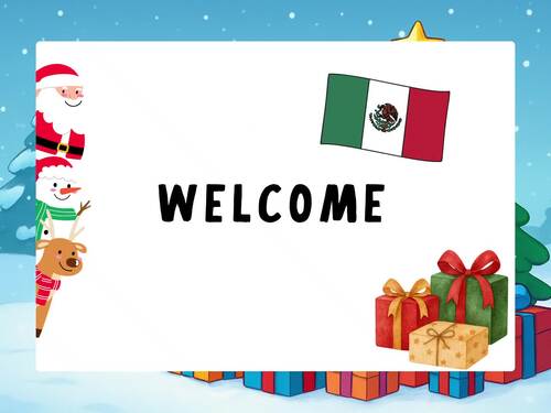 Holidays Around the World Christmas in Mexico PowerPoint Slides for K ...