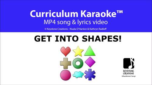 'GET INTO SHAPES' (Grades K-3) ~ Curriculum Song Video l Distance Learning