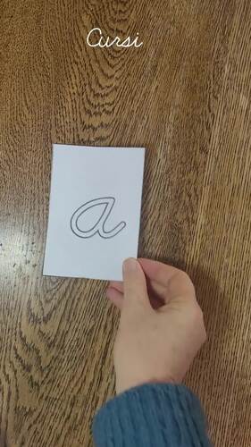 Rainbow Writing: Montessori Cursive Letters by EduKing Publishing