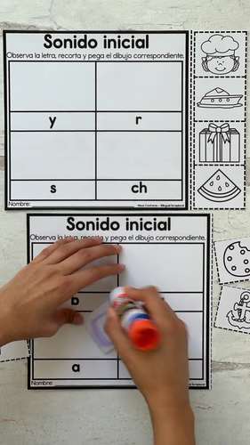 Sonidos Iniciales Actividades Sonido Inicial Beginning Sounds in Spanish