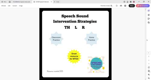 Articulation: Classroom Practice and Home Practice for TH, L, R | TPT