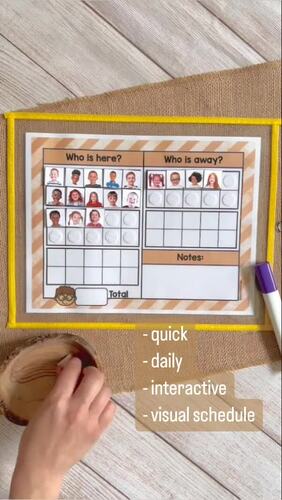 Attendance Tracker | Daily Sign In Sheets by Ready Set Kinder | TPT