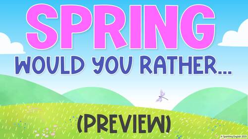 Would You Rather Activity - Spring Edition - Fun Before Spring Break ...
