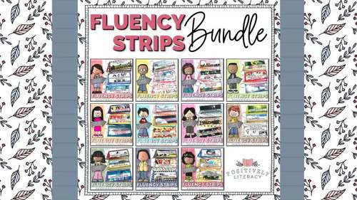 Fluency Strips Bundle | Reading Fluency Practice | Sentence Fluency ...