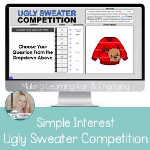 Simple Interest Holiday - Christmas - Winter Digital Activity for ...
