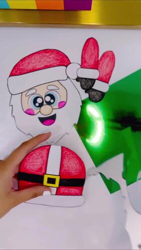 Santa Claus Craft Christmas Activities December Bulletin Board North ...